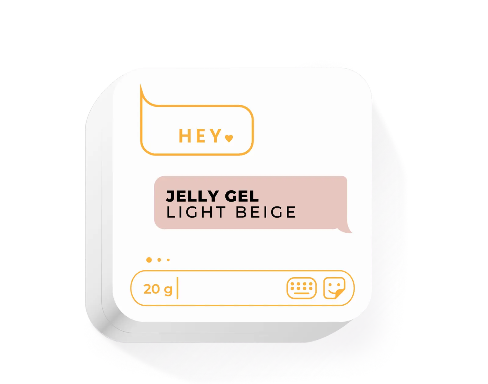 HEY LOVE Jelly Gel Light Beige, 20g – danabeautyshop